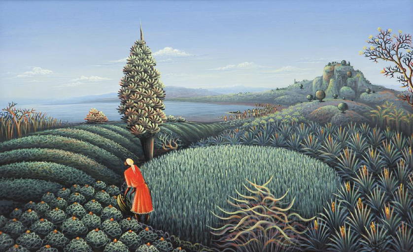 Andre Blaise 1981 Haitian Landscape Painting