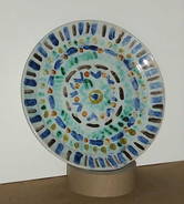 2 David Gamble Abstract Painted Round Wall Plates - Sep 27, 2014 ...
