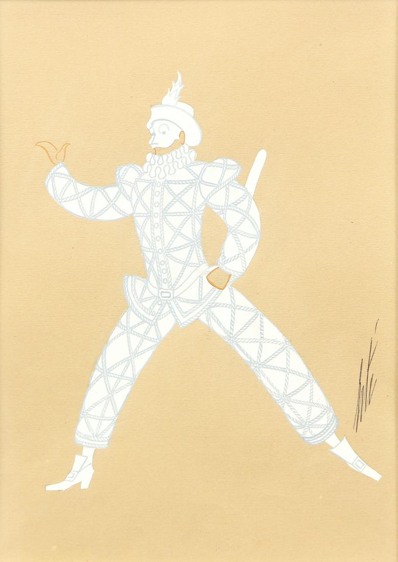 For Auction: Original 1952 Erte Cosi Fan Tutte Costume Design (#413) on ...