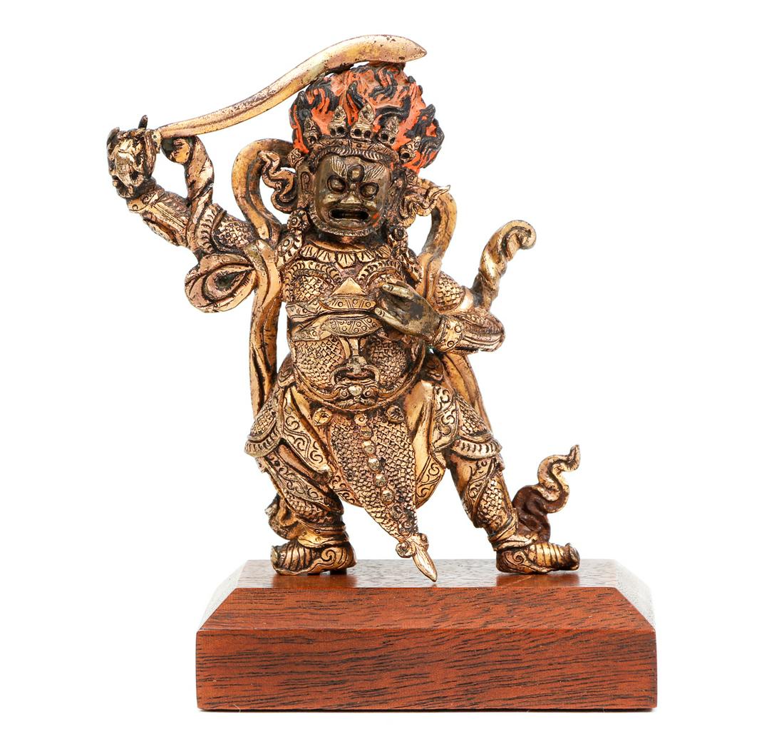 Tibetan Copper Figure Dharmapala Begtse Chen - Dec 07, 2019 | Concept ...
