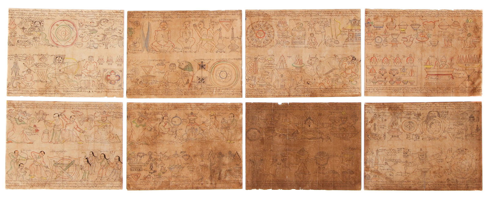 Group 8 Tibetan Ritual Drawings - Jun 10, 2020 | Concept Art Gallery in PA