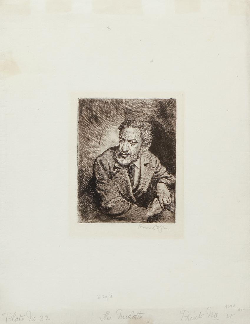 Augustus John The Mulatto etching - Jun 27, 2020 | Concept Art Gallery ...