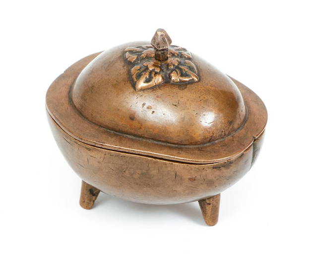 Tibetan Copper Kapala Skull Cup