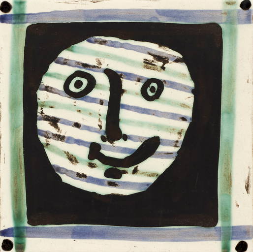 Pablo Picasso 1956 Ceramic Tile Mask (ar 310)