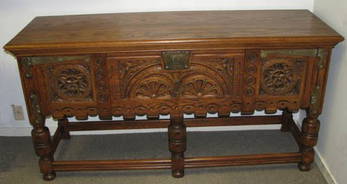 Fine Renaissance Revival Carved Oak - May 16, 2015 | Brunk Auctions in NC