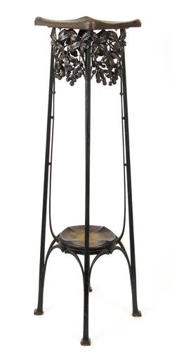 Daum and Nics Freres wrought iron Stand (#0226) on Oct 09, 2021 ...
