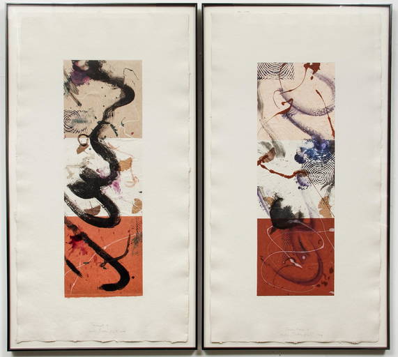 Pair Jackie Battenfield 1994 monoprints - Nov 10, 2021 | Concept Art ...