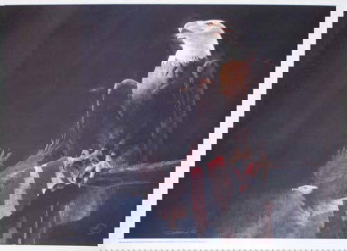 Mitchell D. Tolle "abe And Old Glory" Limited Edit