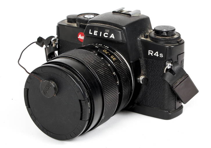 Leica R4s Camera Body And Leitz Vario Elmar Lens