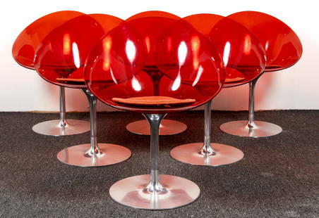 Four Philippe Starck, "eros" Chairs