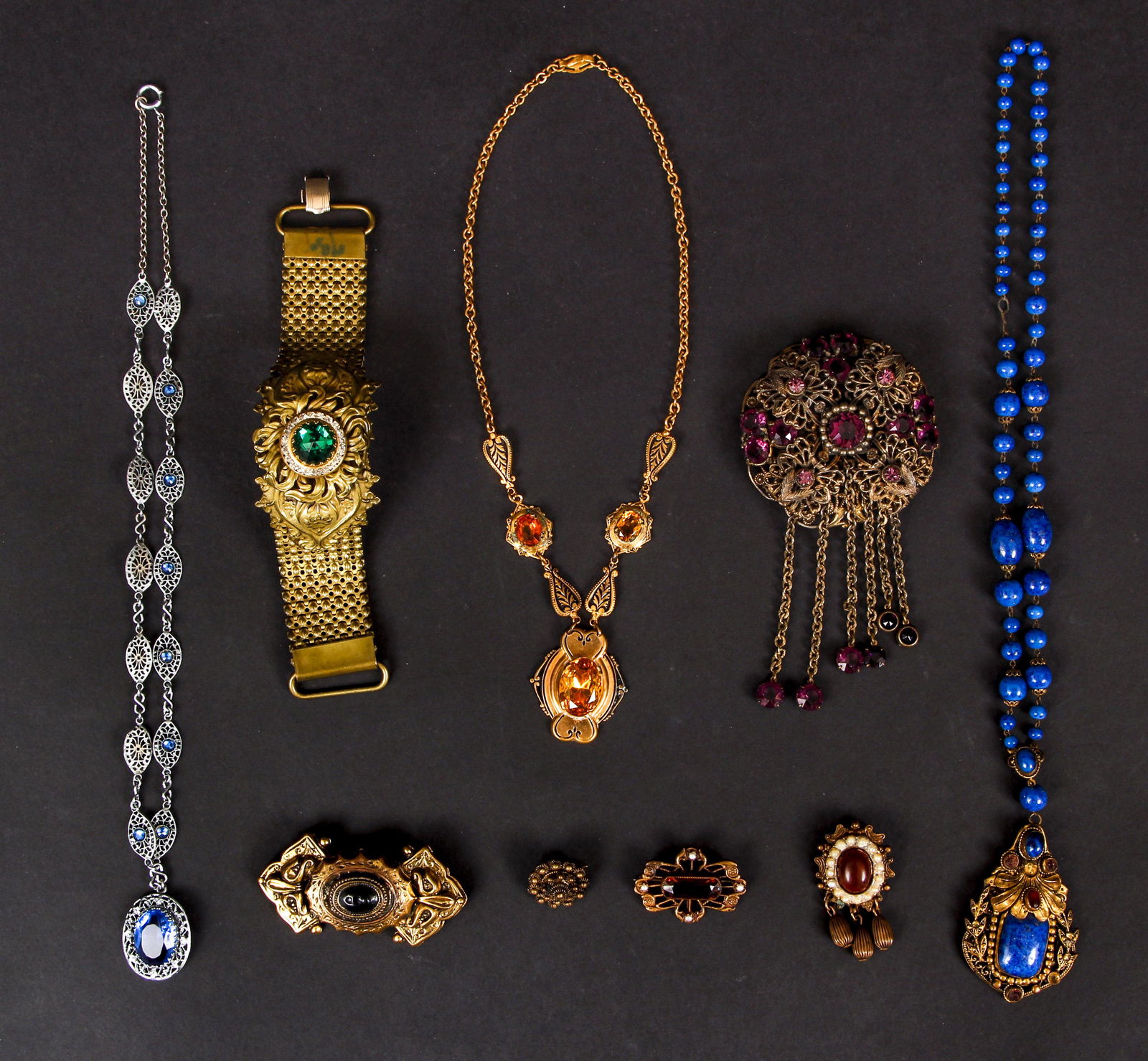 Antique European Costume Jewelry
