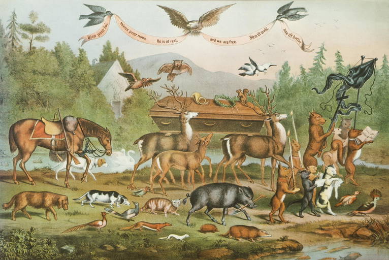 The Hunter's Funeral modern reprint in frame (#0257) on Feb 23, 2022 ...