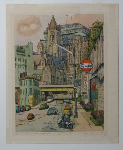 627: Henry Koerner hand colored etch. of Pittsburgh - Apr 23, 2011 ...