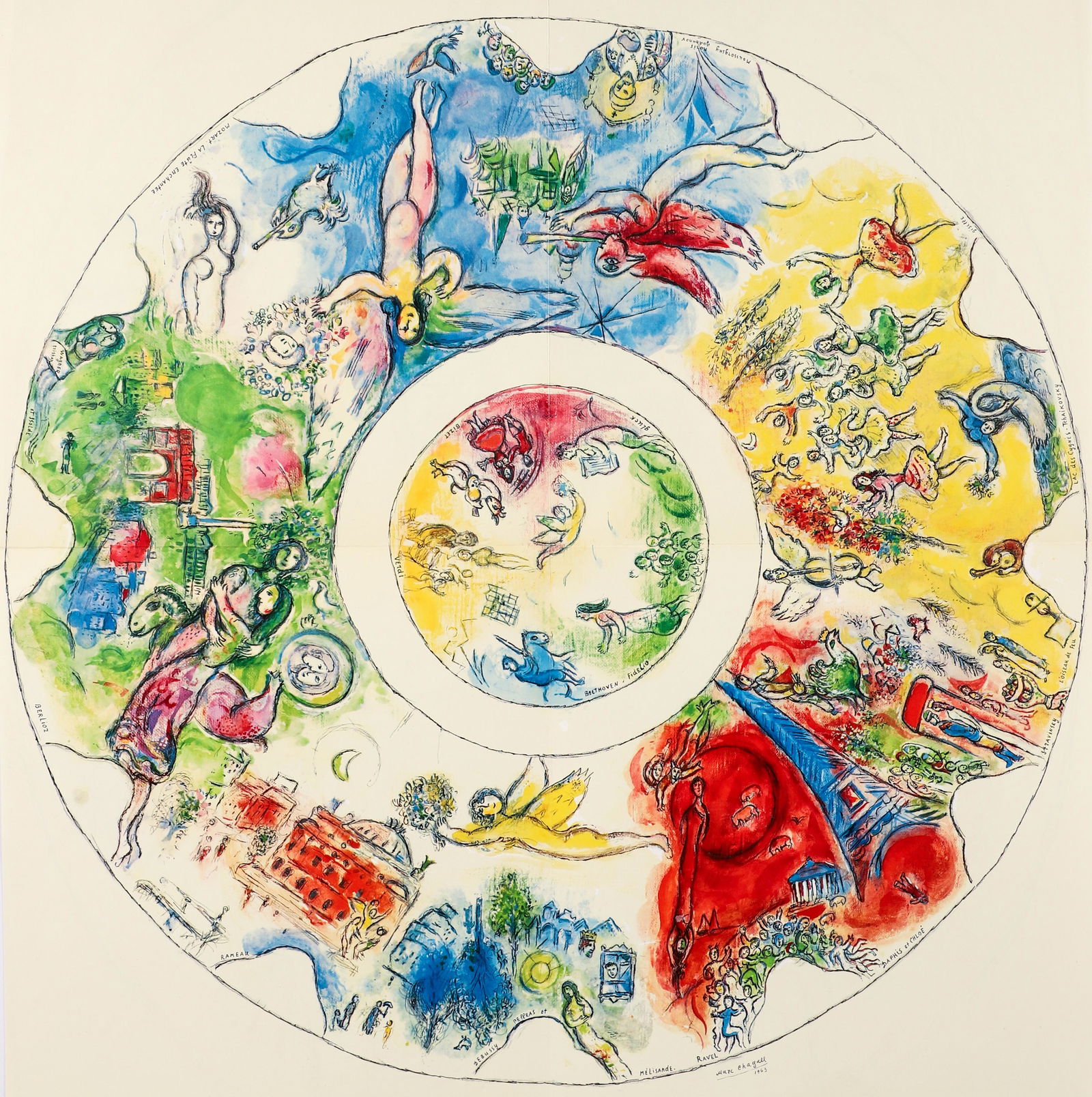 Marc Chagall Final Study of the Paris Opera Ceiling - Aug 23, 2022 ...