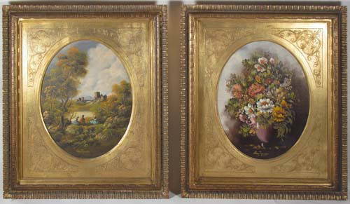 Pair Of Otto Van Thoren Oil Paintings