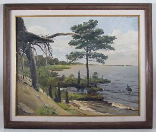 John Shryock, Painting "pamlico Sound, North Carol