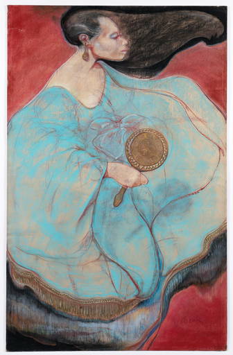 Harold Neal signed pastel painting Woman in Caftan - Dec 03, 2022 ...