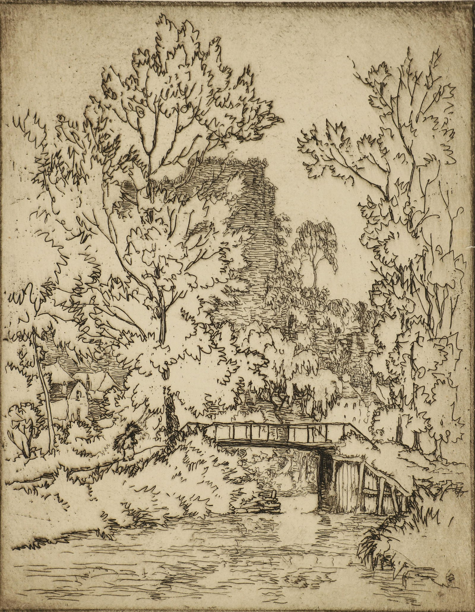 Lester George Hornby Etching La Ferte Milon 1916 - Mar 07, 2023 ...