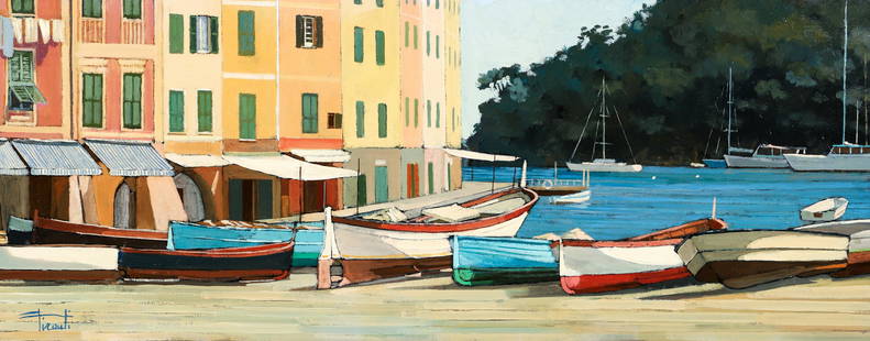 Gustavo Tiranti 1989 Oil Portofino