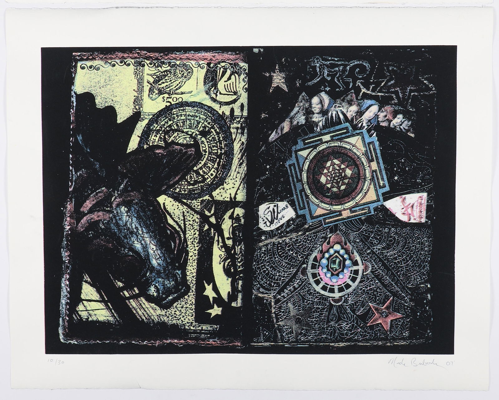 Nick Bubash Serigraph 2007 Celebrating Thom Devita