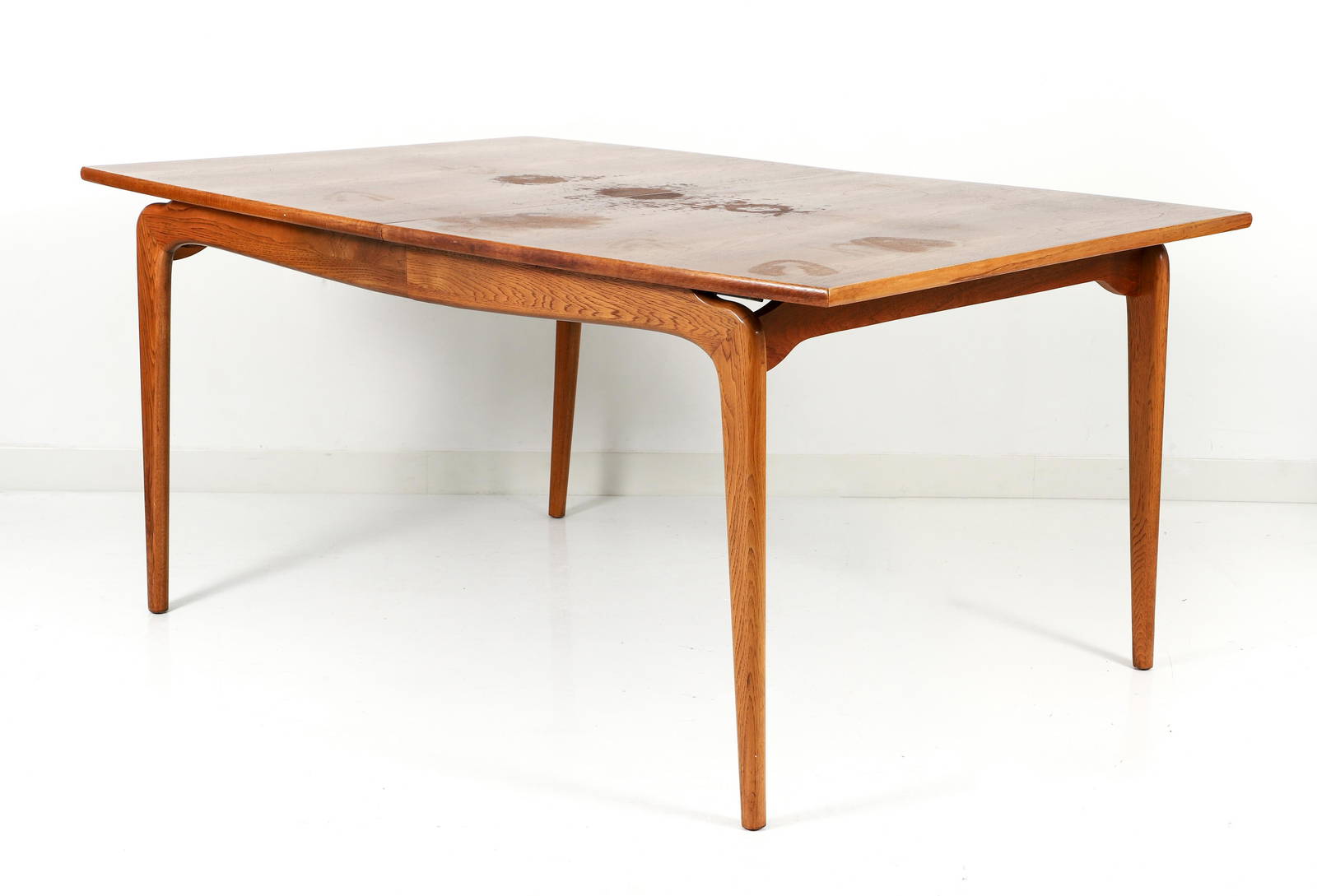 Lane Perception Mid Century Walnut Dining Table Auction