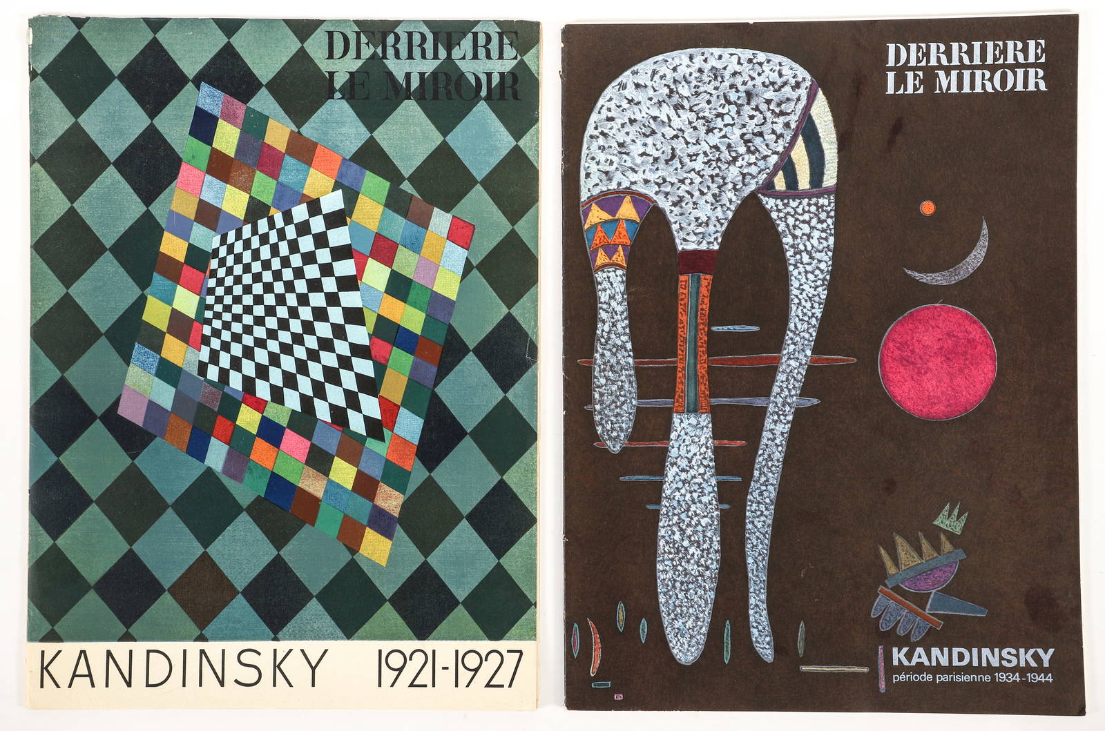 Wassily Kandinsky 2 Issues Derriere Le Miroir Lithos 1960-1969 Auction