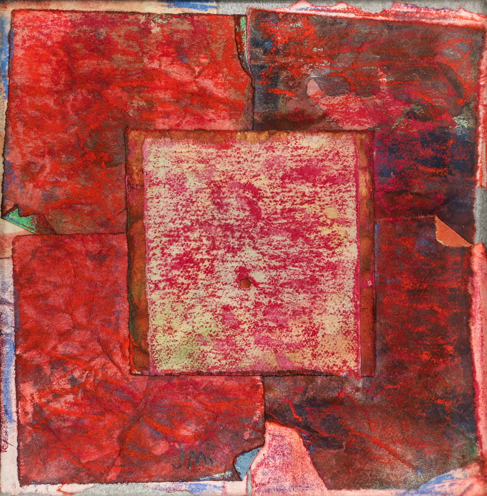 Jack Massey 1986 Collage Stanza Auction