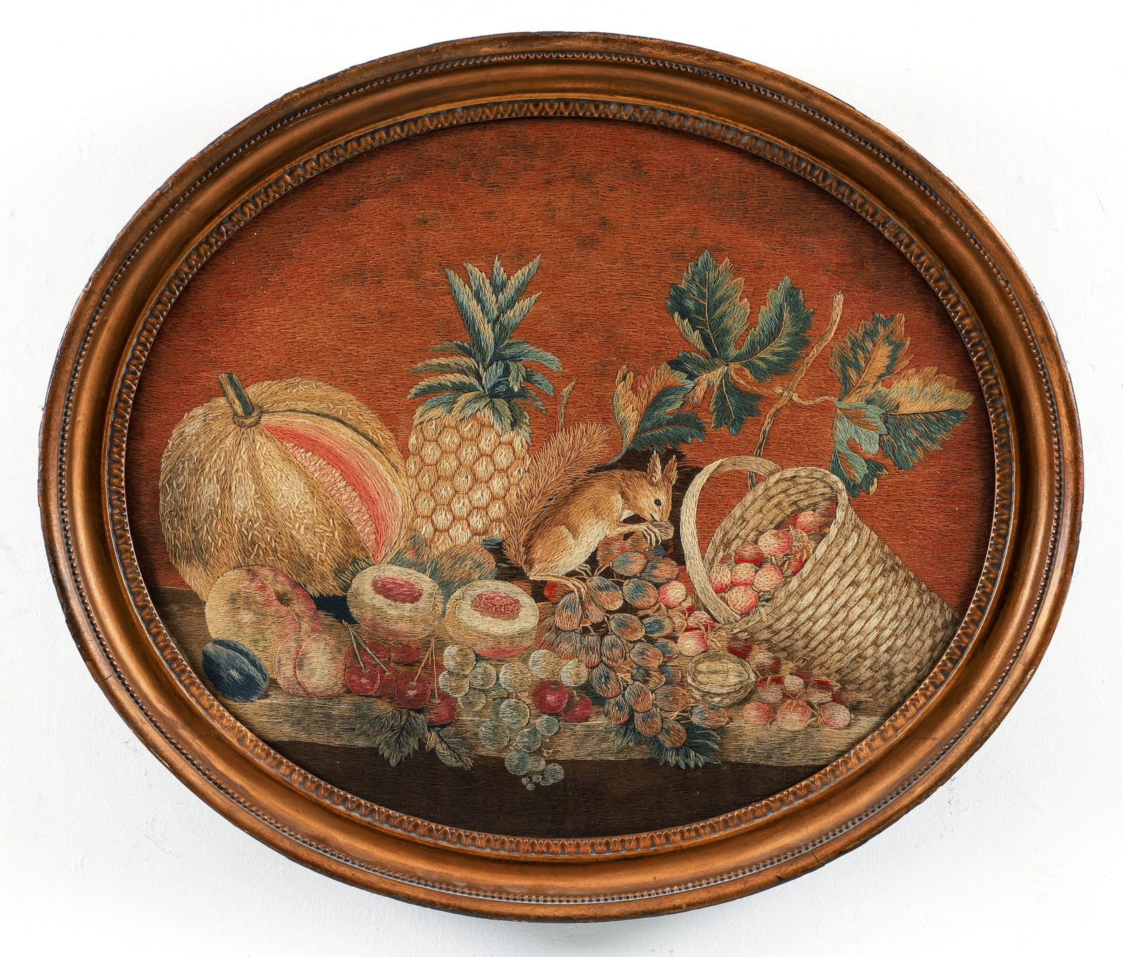 Embroidered Still Life In Style Of Mary Linwood Auction