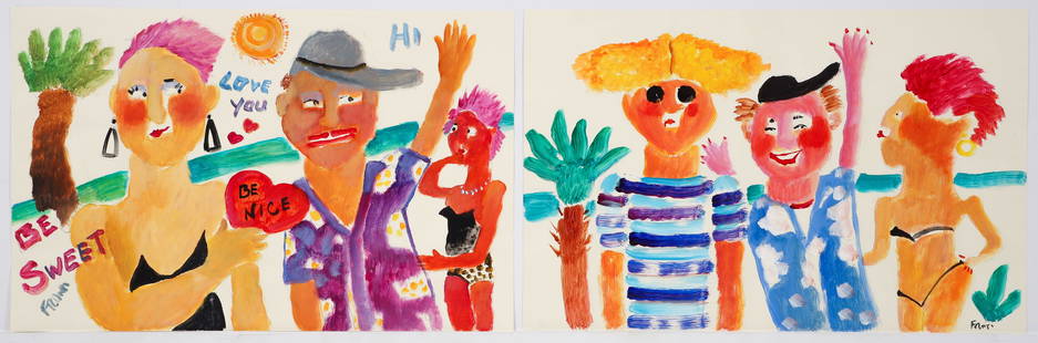 Thomas Roese Mixed Media, Beach House Auction