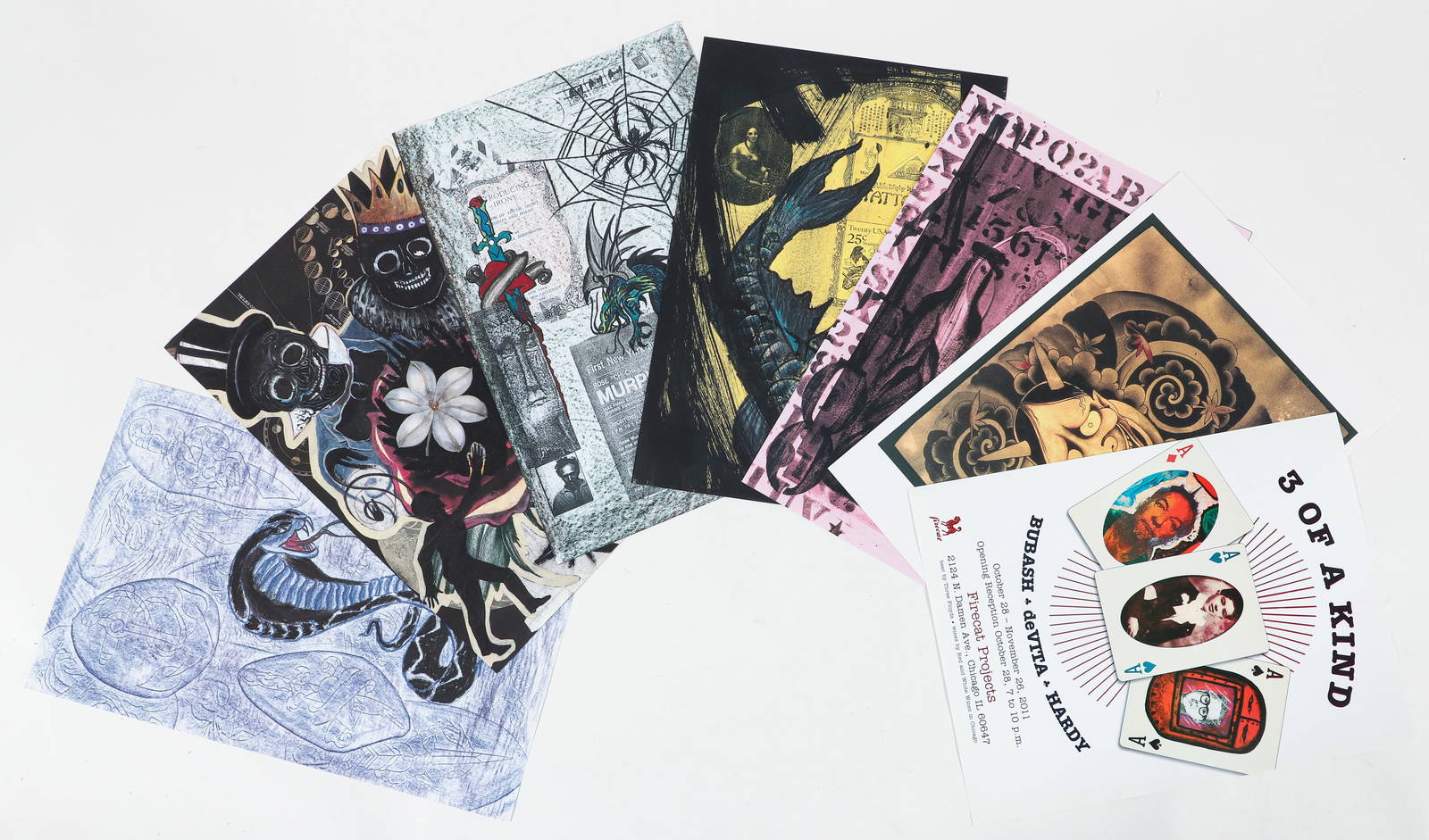 Nick Bubash Set Of 6 Prints Plus Ed Hardy And Thom Devita Poster Auction