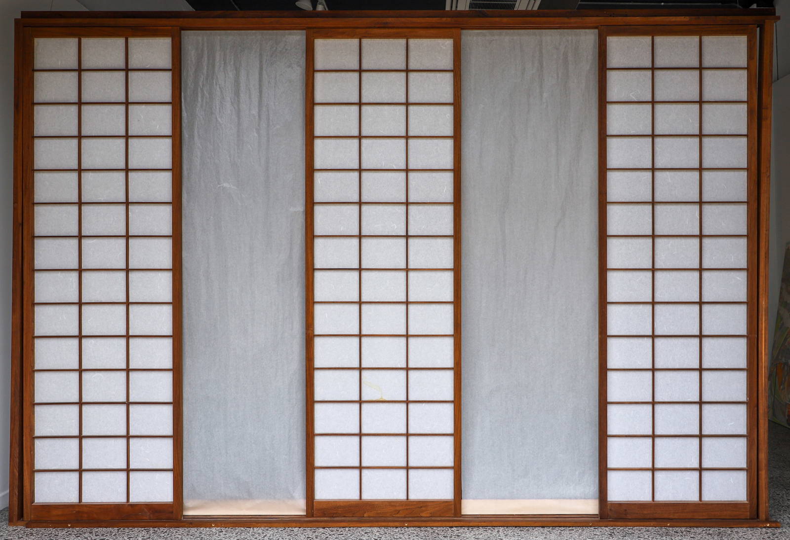 Tadao Arimoto Custom Built Shoji Window Screen Auction
