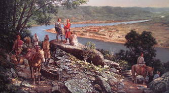 Robert Griffing Wounding of Gen. Braddock Signed giclee on canvas - Apr ...