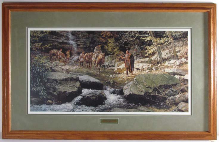 Robert Griffing Signed Print "uncharted"