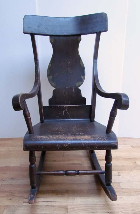 Antique Painted Rocking Chair