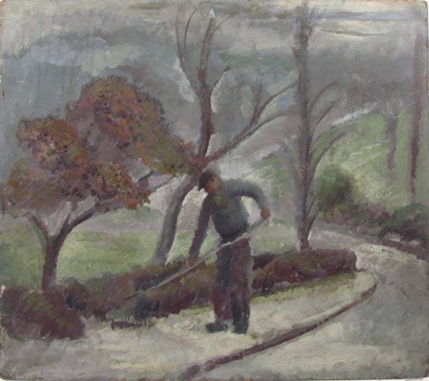 Samuel Rosenberg Autumn In Schenley Park, 1941