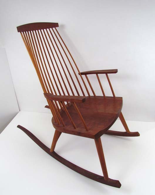 Thomas Moser Cherry and Ash Rocking Chair