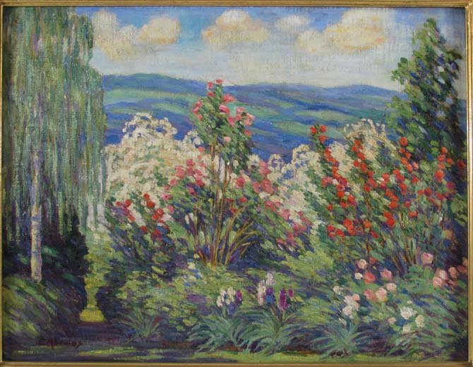 Eleanor Abrams Garden Scene