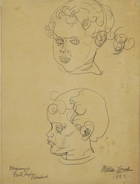 William Zorach Portrait of Faith Reyher watercolor - May 10, 2014 ...