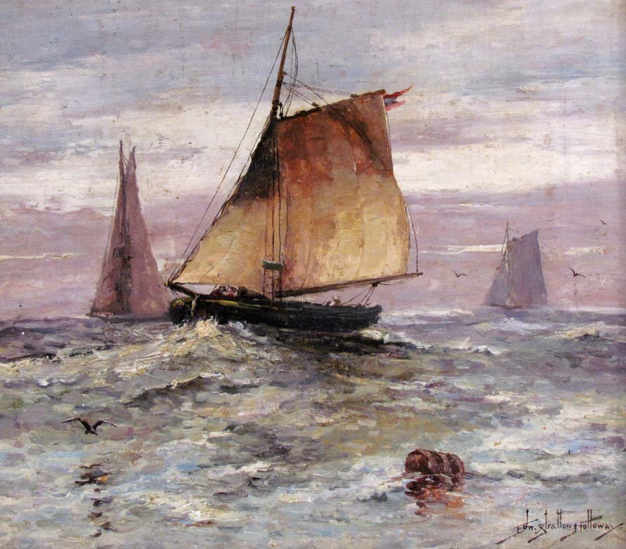 Edward Stratton Holloway, Sailboats on Chesapeake - Nov 01, 2014 ...