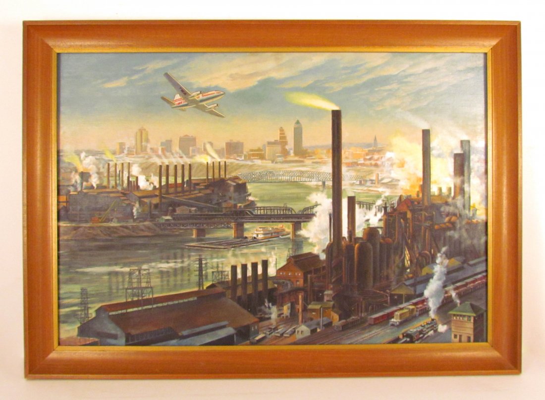 John Shryock painting Monongahela Industrial in Winter - Dec 06, 2014 ...