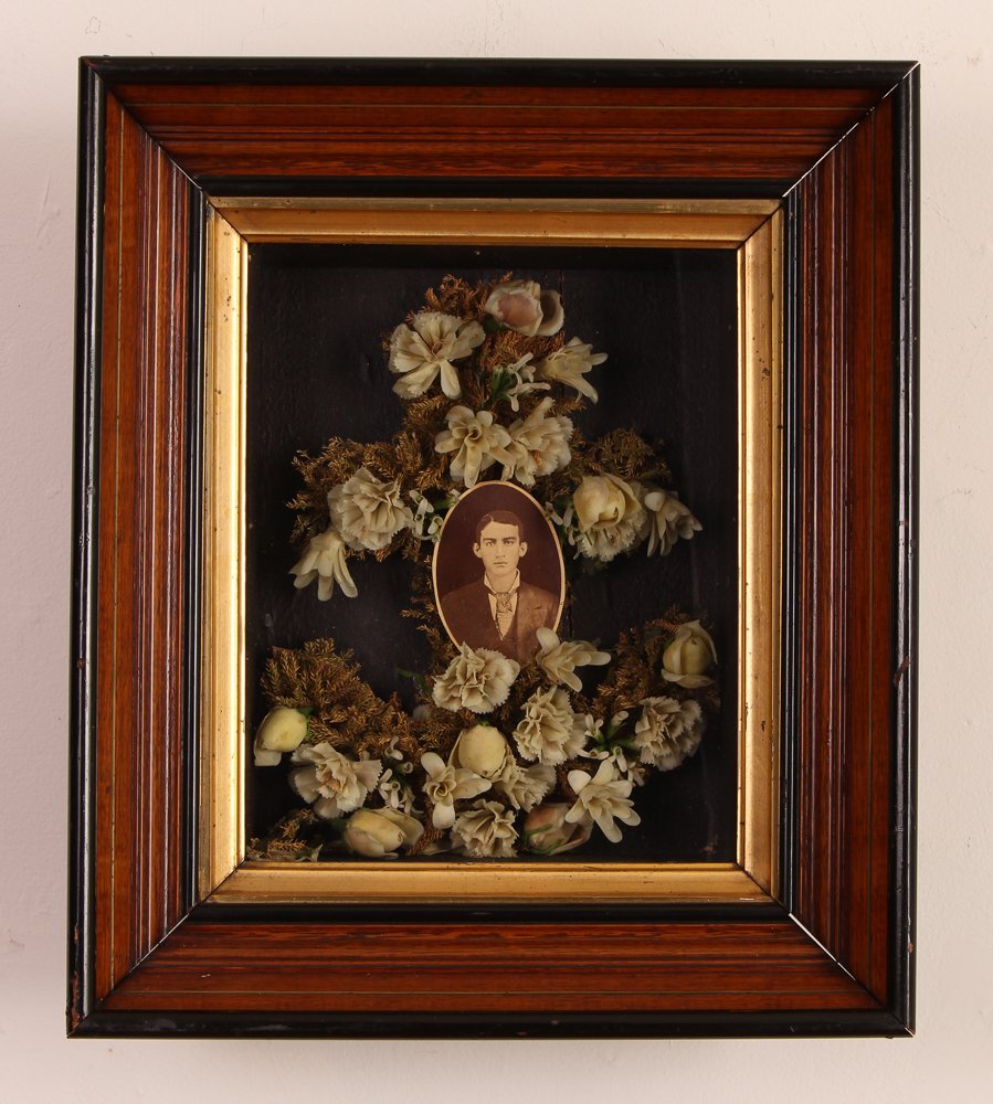 Victorian Memento Mori shadow box