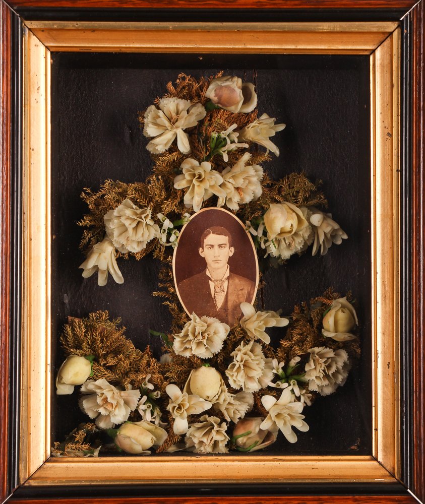 Victorian Memento Mori shadow box