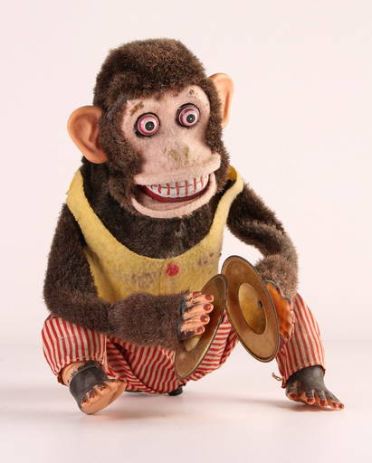 Monkey With Symbols Vintage Toy