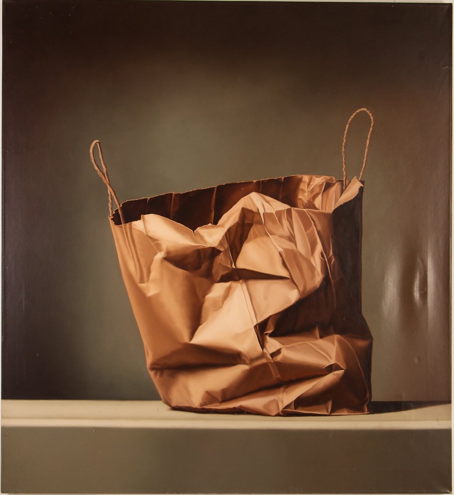 Hugo Laurencena Still Life Shopping Bag Painting 1987 - Apr 02, 2016 ...