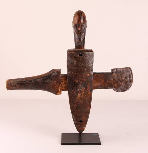 African Carved Wood Door Lock