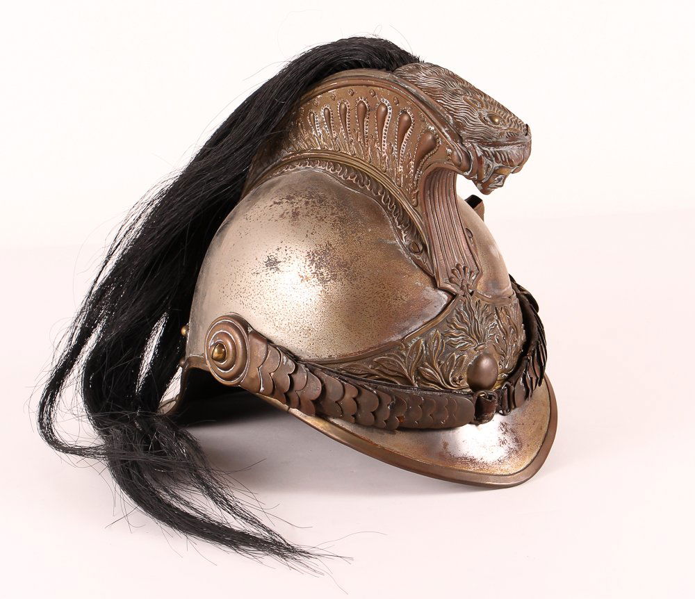 French Late Napoleonic Cavalry Soldier Helmet