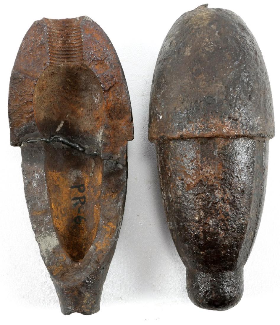 CIVIL WAR US SCHENKL SHELL LOT OF 2