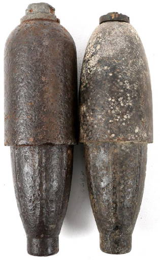 Civil War Us Schenkl Shell Lot Of 2