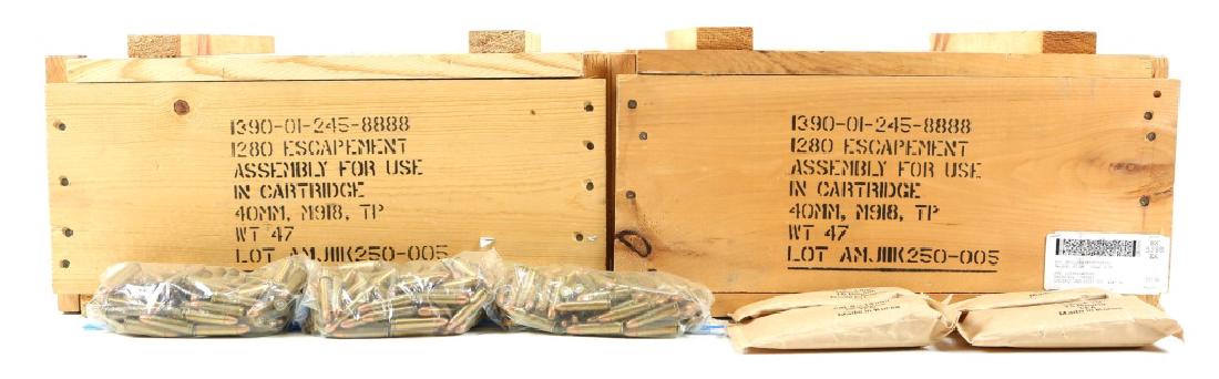 .30 CARBINE AMMO, CRATES, AND GLOCK MAGAZINES LOT