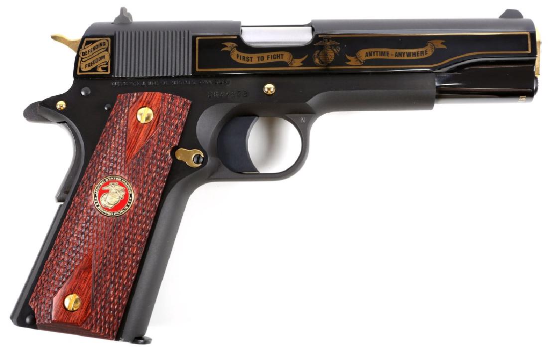 COLT USMC DEVIL DOG COMMEMORATIVE PISTOL - Feb 05, 2018 | Centurion ...